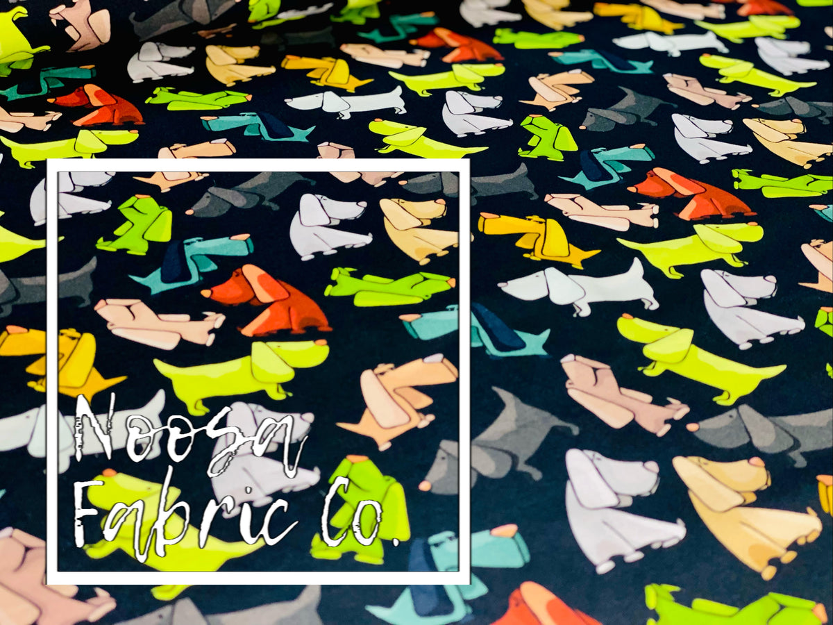 Huck Cotton Lycra Digital Print Fabric – NFCO.